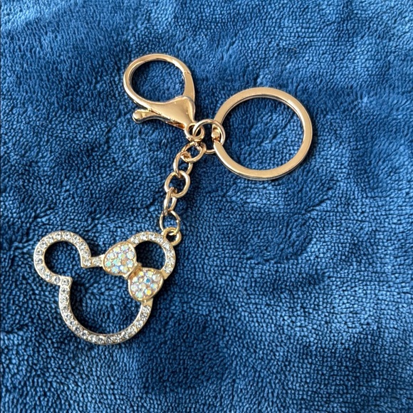 Accessories | Gold Mickey Mouse Purse Charmkeychain | Poshmark